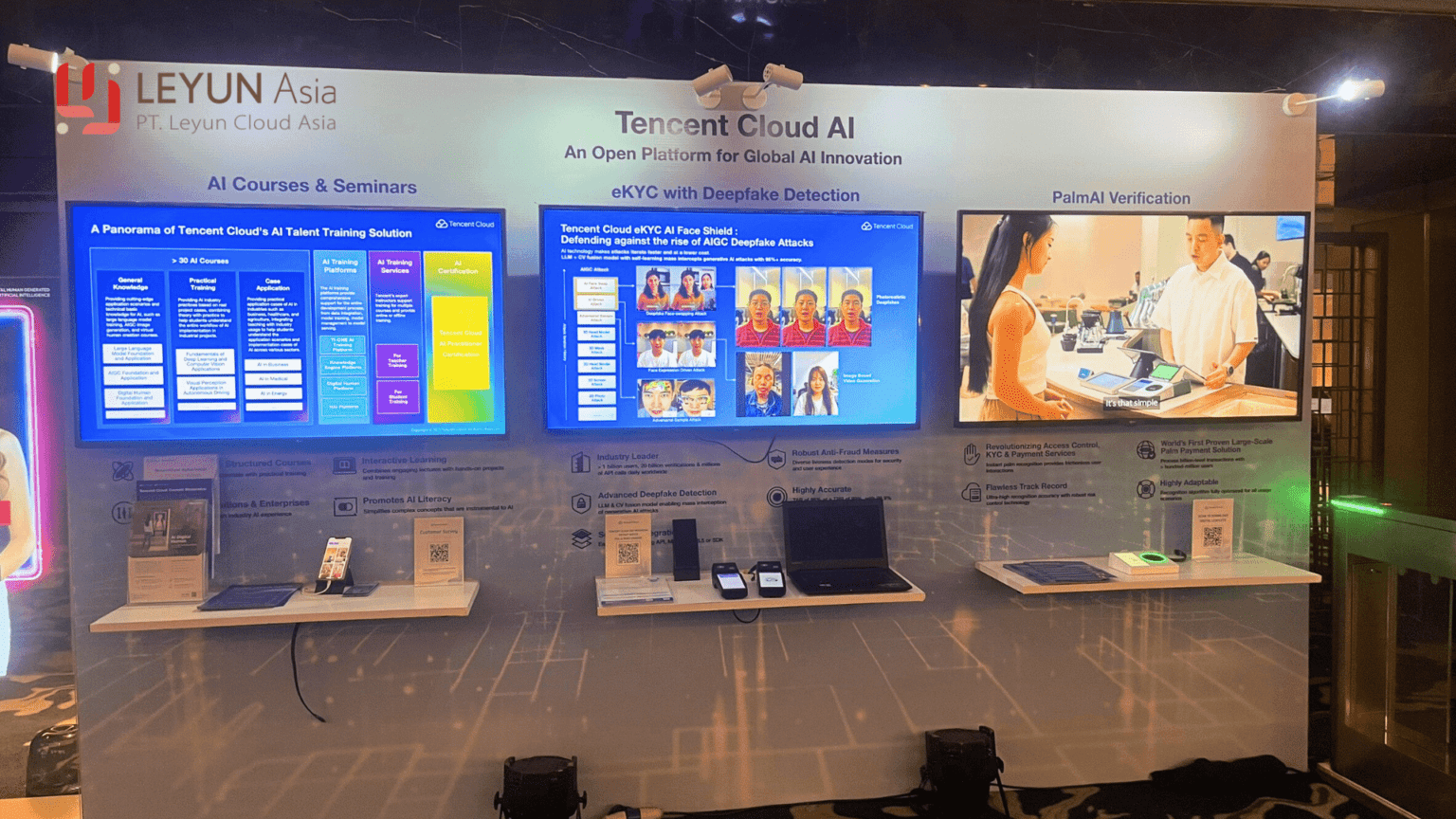 Tencent Cloud Unveils Palm Scanner Technology in Indonesia